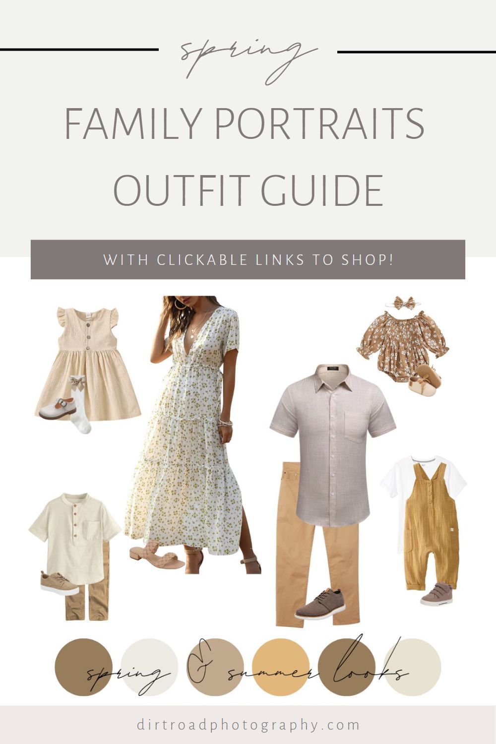 The Ultimate Spring and Summer Family Portrait Outfits Guide ...