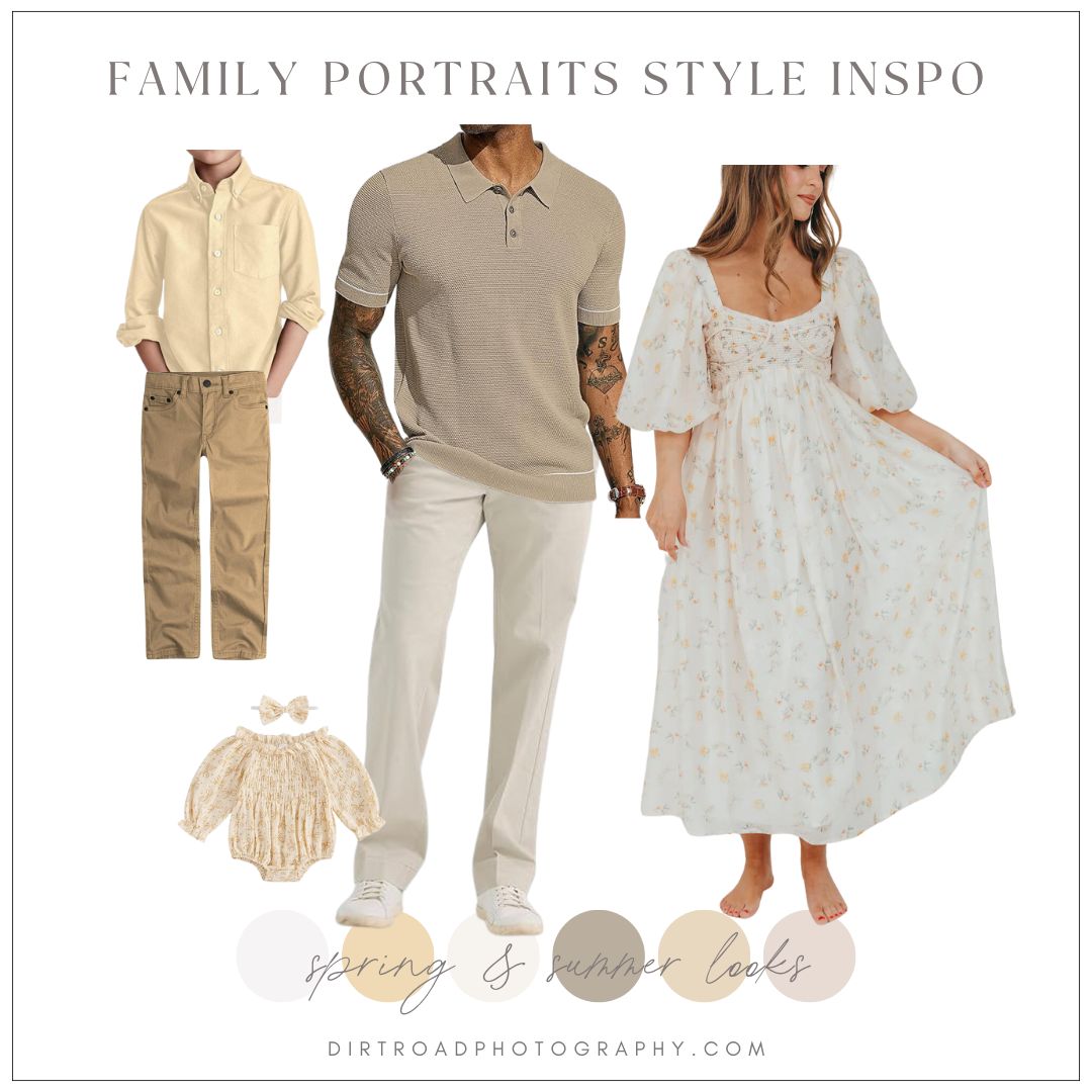 The Spring & Summer Family Portrait Outfits Guide - dirtroadphotography.com