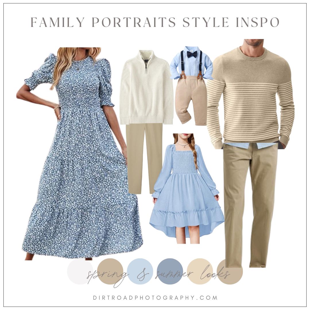 The Spring & Summer Family Portrait Outfits Guide - dirtroadphotography.com