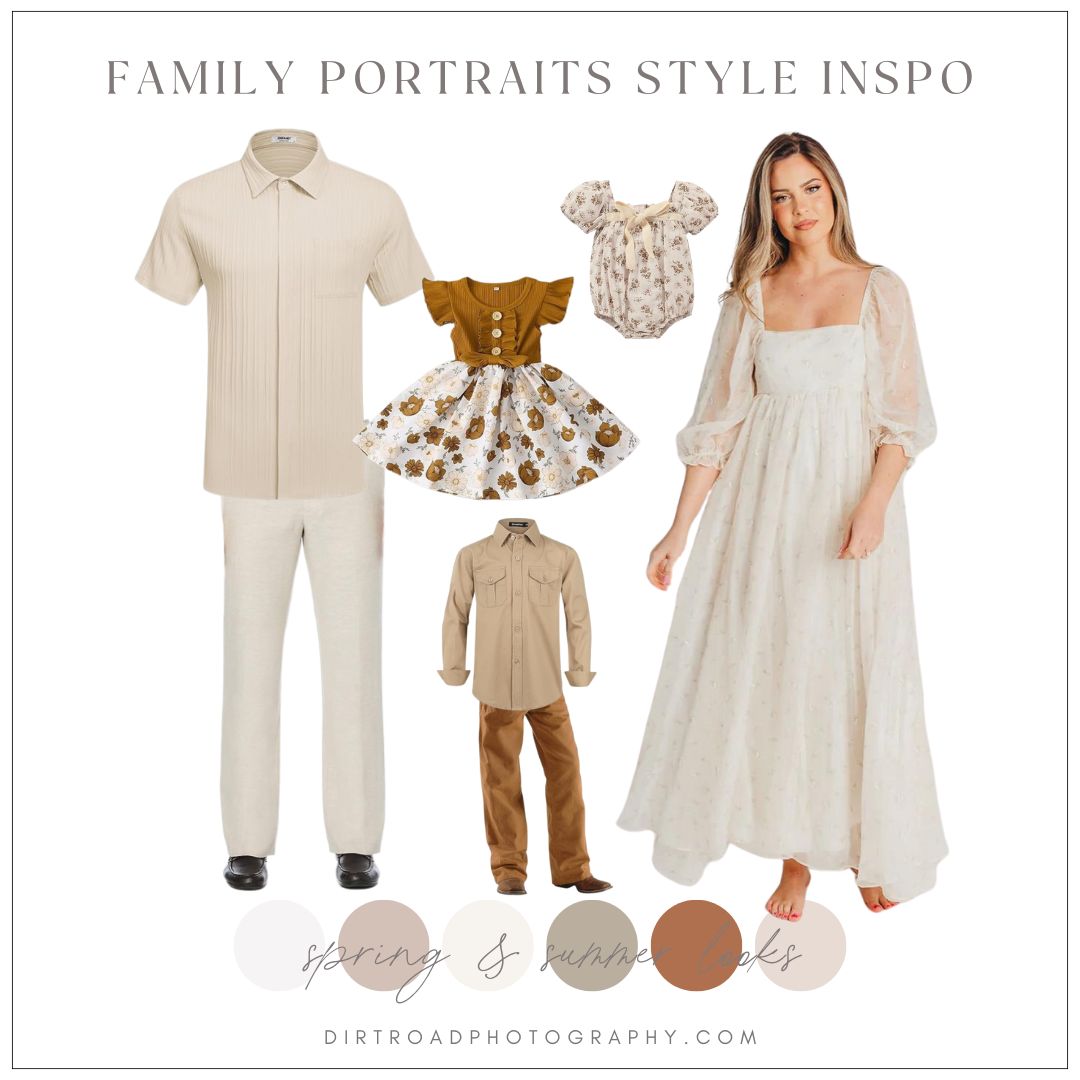 The Spring & Summer Family Portrait Outfits Guide - dirtroadphotography.com